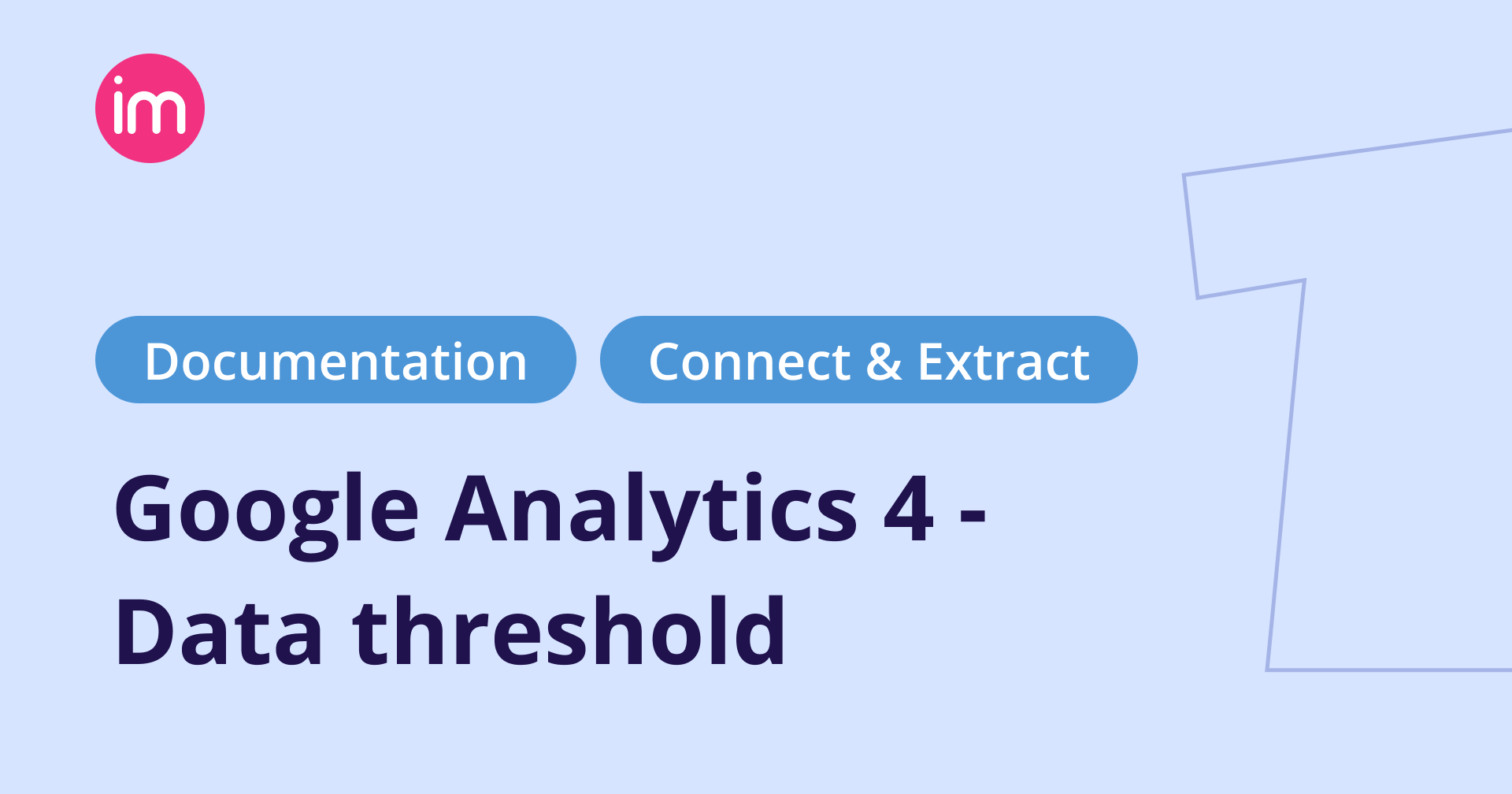 Google Analytics 4 - Data threshold | Docs