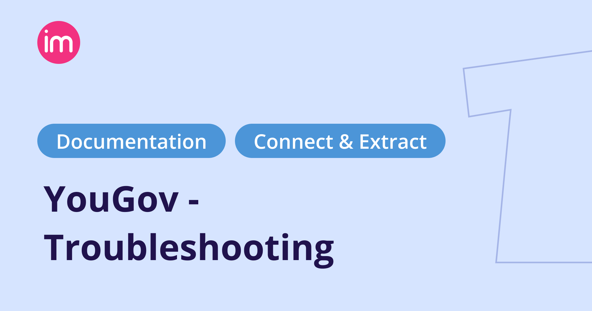 YouGov - Troubleshooting | Docs