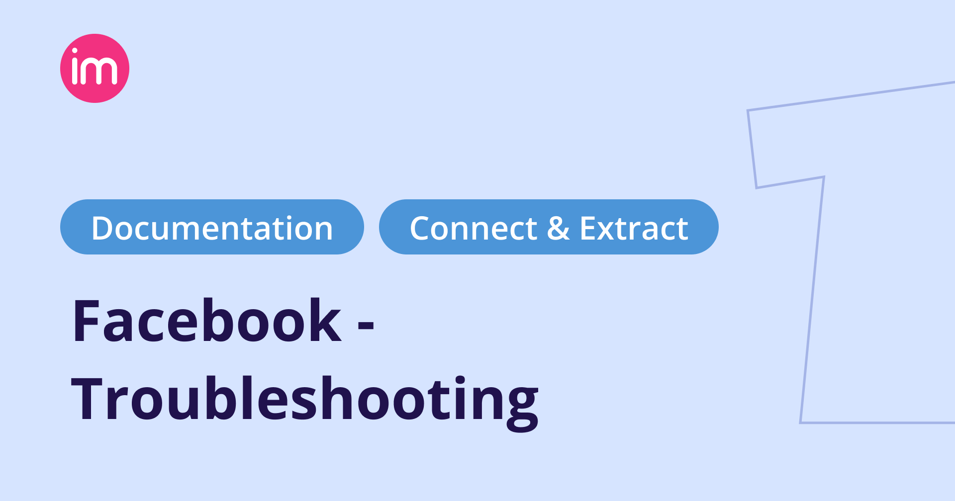 Facebook - Troubleshooting | Docs